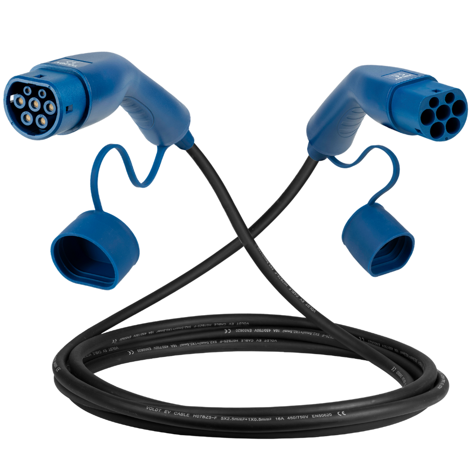 Type 2 charging cable | Voldt | Free shipping – VOLDT